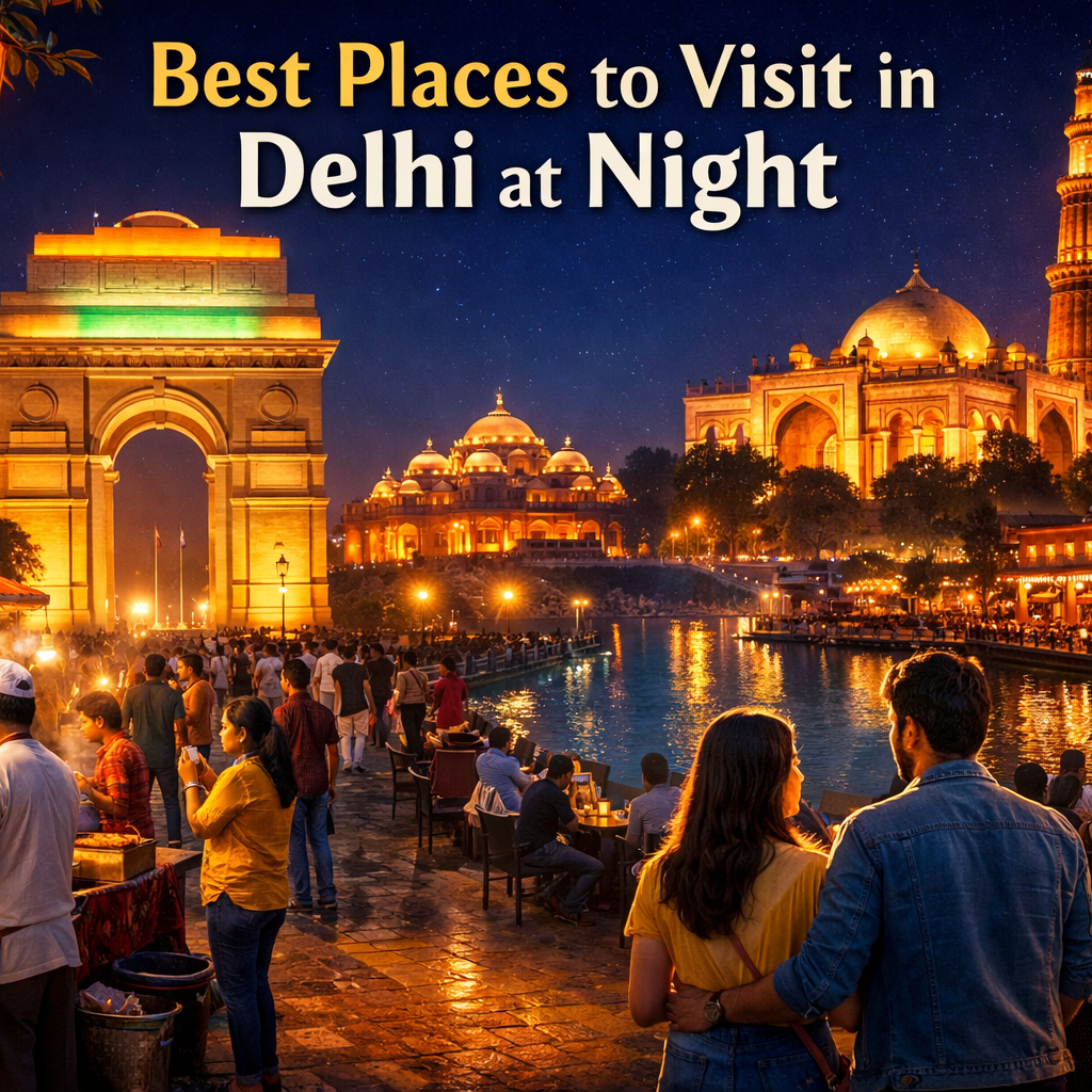 Best Places to Visit in Delhi at Night | Crystal India Holidays