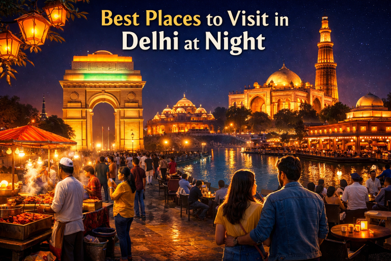 Best Places to Visit in Delhi at Night | Crystal India Holidays